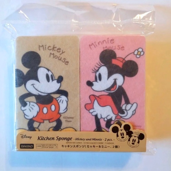 Disney | Kitchen | Disney Mickey Minnie Mouse Kitchen Sponges | Poshmark